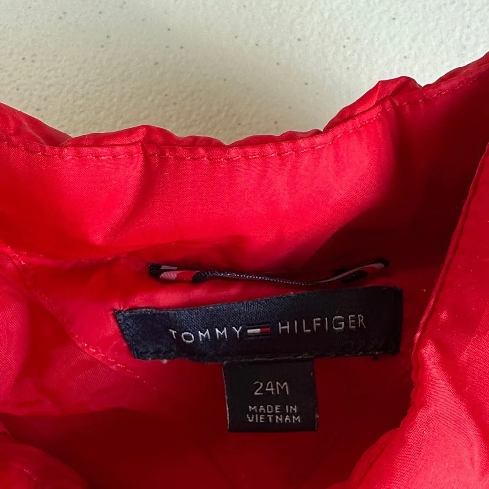 Tommy Hilfiger | Jackets & Coats | Tommy Hilfiger Kids Bright Red ...